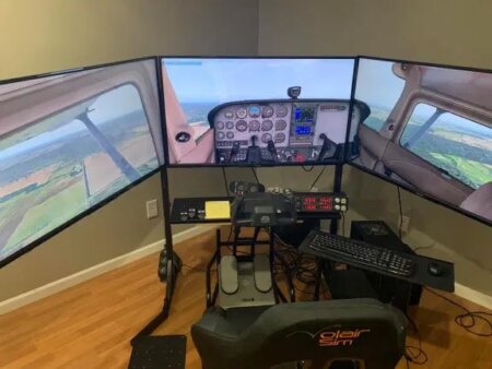 Volair Sim Triple Display Stand Set-Up – Volair Sim