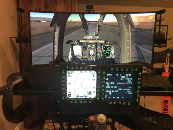 Curved Monitors & Combat Configuration – Volair Sim