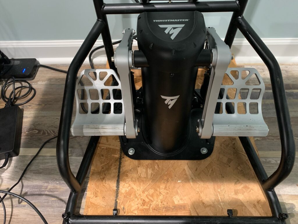 Fitting Thrustmaster TPR Rudder Pedals – Customer Modification – Volair Sim
